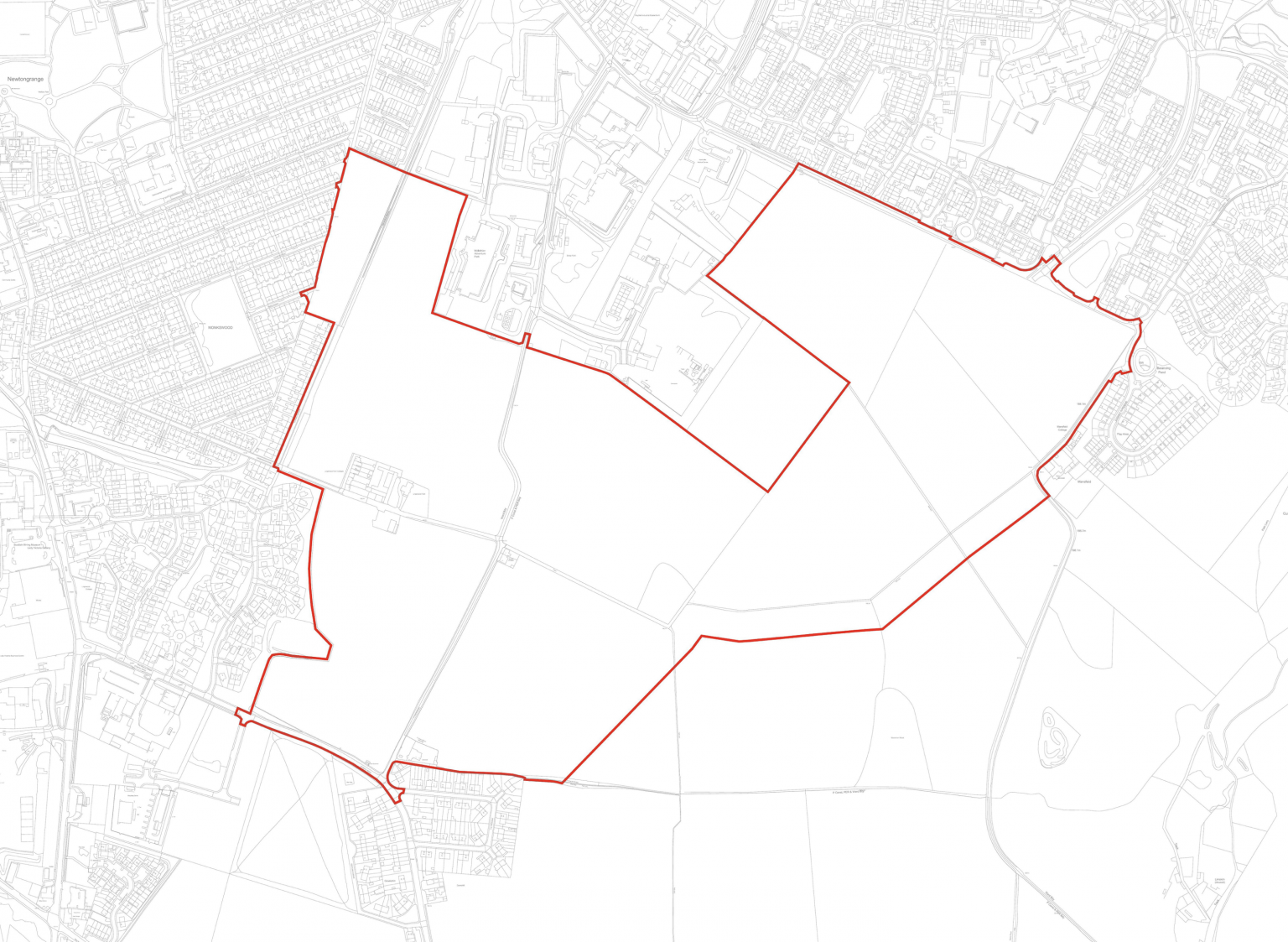 Proposed development of housing at Lingerwood, East Newtongrange ...
